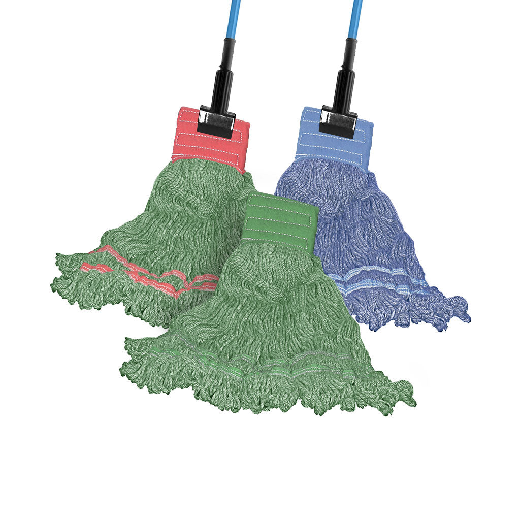 Power Pro® Laundry Double Wide Band Wet Mop – Globe Commercial Products