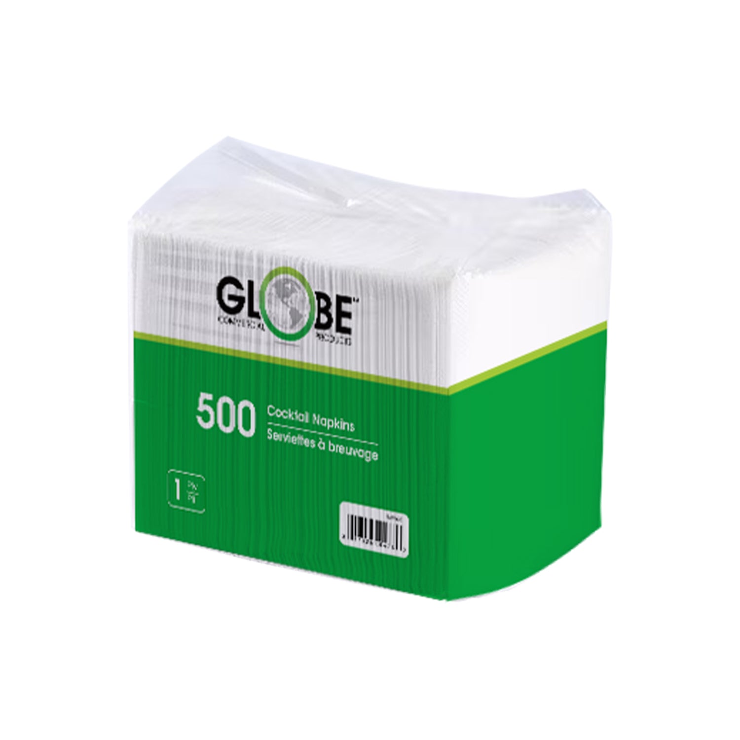 Cocktail Napkins 1/4 Fold 9"x 9" – Globe Commercial Products